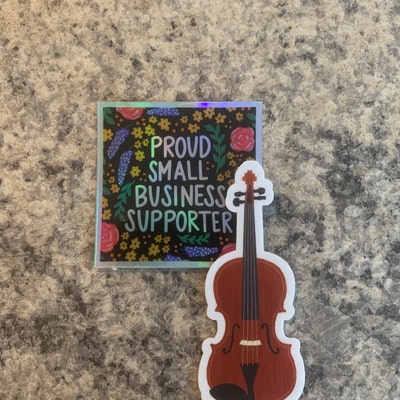 Cello Water Bottle Sticker, Instrument Stickers, Cellist Gift ...