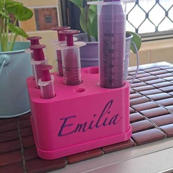 Custom Syringe Holder/drying Rack Made to Order. Customized With Your ...