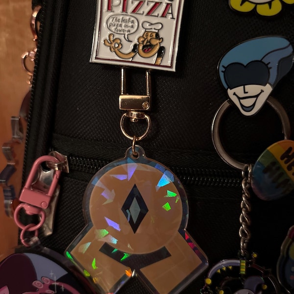 Snoozy Hatzgang Holographic Keychain (spooky Month) - Etsy