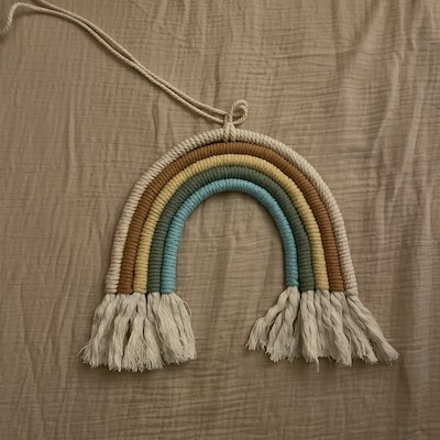 Pdf INSTRUCTIONS for DIY Macrame Rainbow Kit, Baby Room Decoration, DIY ...
