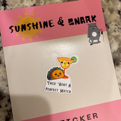 Funny Christmas Sticker, Tiny Tots With Their Eyes All Aglow, Stocking ...