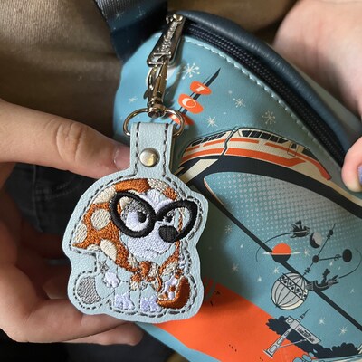 Set of Two Bluey Inspired Fan Made Backpack Charms. Grannie Janet and ...