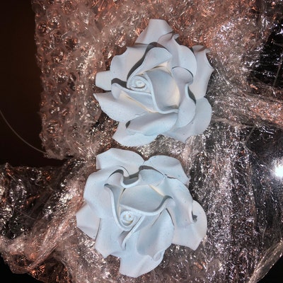 Red Sugar Roses Wedding Cake Decorations Ruby Anniversary - Etsy