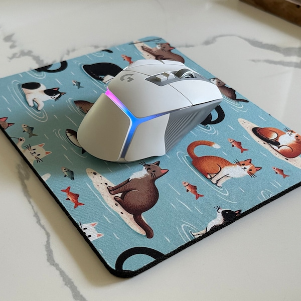 Mouse Pad Wave Pattern Office Gift Mouse Pad Art Japanese Waves ...