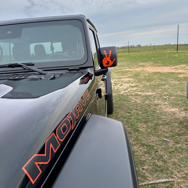 Two-finger Wave With Duck! Vinyl Decal Sticker | Peace Wave | Perfect ...