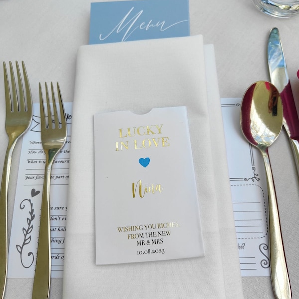 Scratch Card Holder Wedding Favours Wedding - Etsy