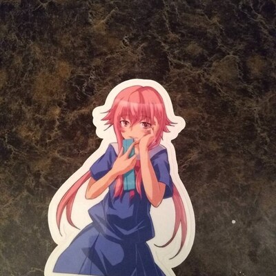 Yuno Gasai Vinyl Sticker the Future Diary Anime Stickers Laptop ...
