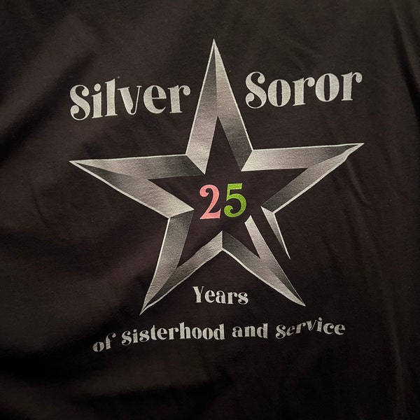 Silver Soror - 25 Years on the Vine Rectangular Mouse Pad | Sorority ...