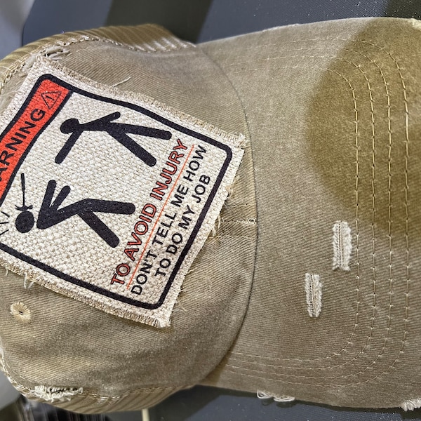 Hat Patch | 4x3 | Hat Patches | Raggedy Patches | Raggedy Edge Patches ...