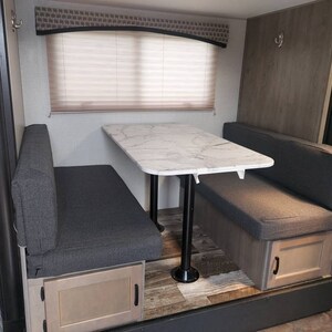 U-shaped Custom Dinette Seat Covers 6 That Transform Your Trailer ...