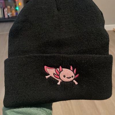 Embroidered Parappa the Rapper Beanie Frog Knit Cuffed Beanie - Etsy