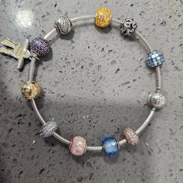Shine Angel Charm Fits European Charm Bracelet Gift for Her Necklace ...