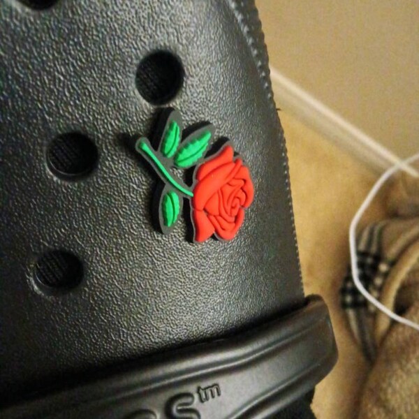 Hibiscus Flower Croc Charm - Etsy