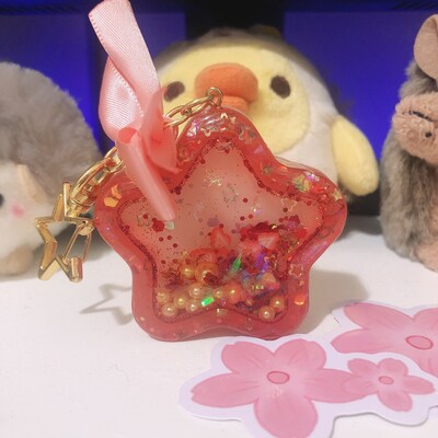 Iridescent Pastel Soft Pink Resin Daggers, Cleaver, Trinket Tray ...