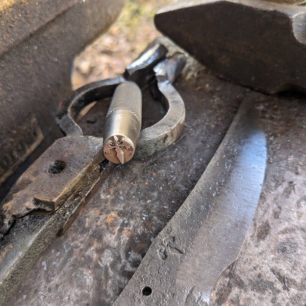 Custom Knife Makers Mark Stamp Makers Mark Knife Stamp Blacksmith Stamp ...