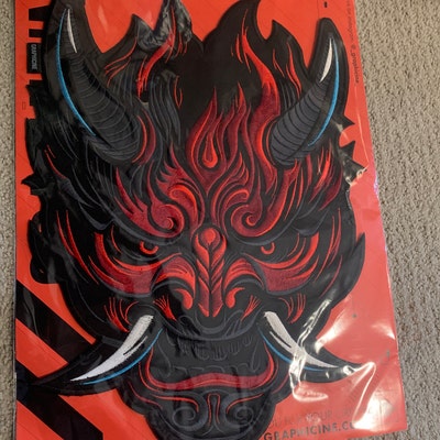 Oni Patch, Back Patch, Japanese Demon Patch, Patches for Jackets, Anime ...