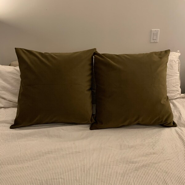 Moss Green, Dark Green, Khaki Color,and 30 Different Color Pillow Cases ...