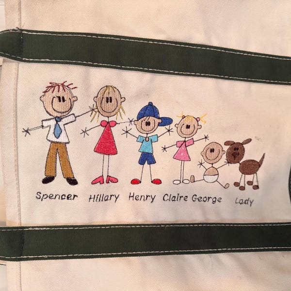 Embroidery File Stick Figure Family 3 Machine Embroidery Set 196 - Etsy