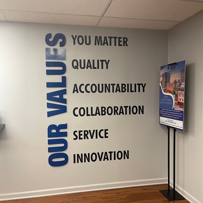 Our Values, Office, Wall, Art, Decor, 3D, PVC, Typography ...