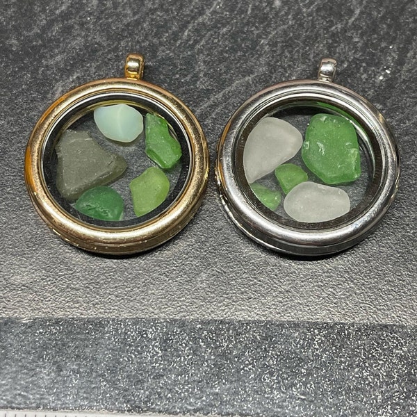 Round Floating Locket,living Locket,glass Locket Pendant,floating Glass ...