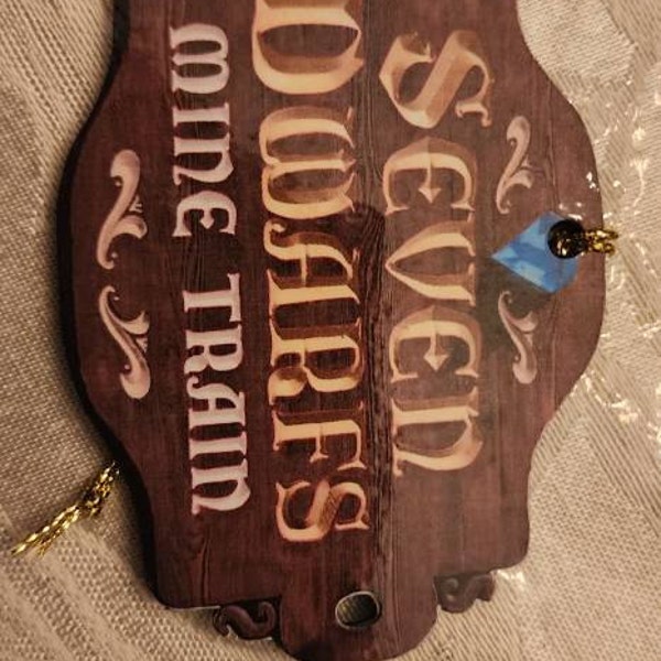 Disney Ride Sign Ornament – Walt Disney World Attraction Decor – Disney ...
