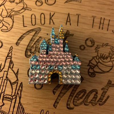 Cinderellas Castle Straw Topper - Etsy