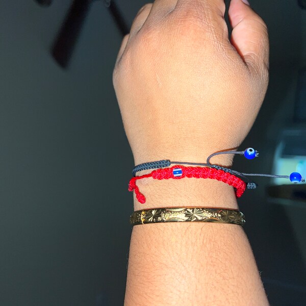 Mexican Evil Eye Adult Woven Bracelet,adjustable Bracelet , Handmade ...