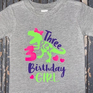 Girl Three Rex Svg Birthday Squad Svg 3rd Birthday Svg - Etsy Canada