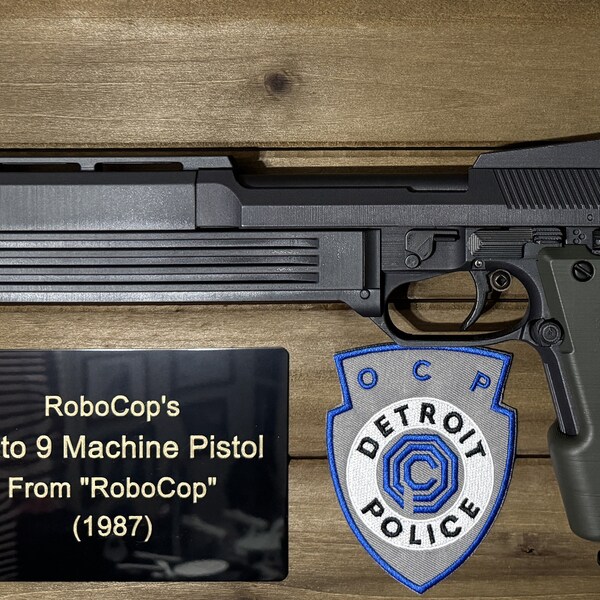 Robocop Detroit Police Uniform Patch Embroidered Iron on Sew on Badge ...