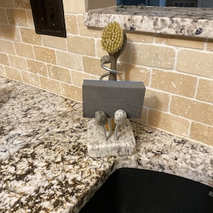 Sea Stone Splash Granite Sponge Holder - Etsy