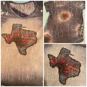 Texas Serape Leopard Tie Dye Sunflower Sublimation Designs PNG File ...