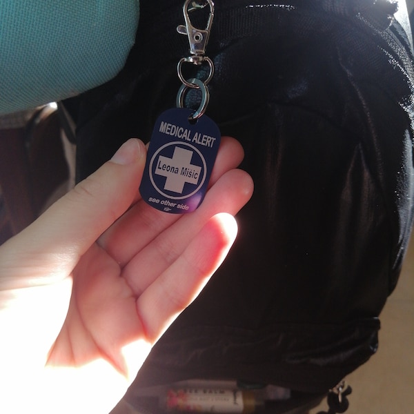 I.C.E Medical Tag Emergency ID Medical Alert Personalised Alert ...