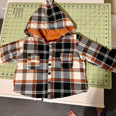 Kid's Shirt Jacket PDF Sewing Pattern Kid's Shacket Pattern - Etsy