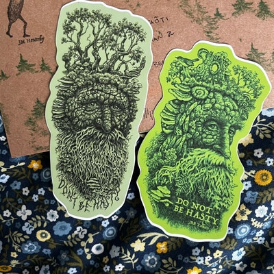 Wandering Ent Art Sticker - Etsy