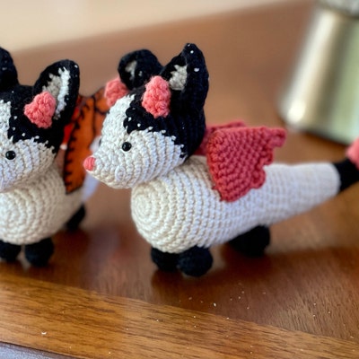 Bat Dragon Crochet PATTERN. Only PDF File English Language. Amigurumi ...