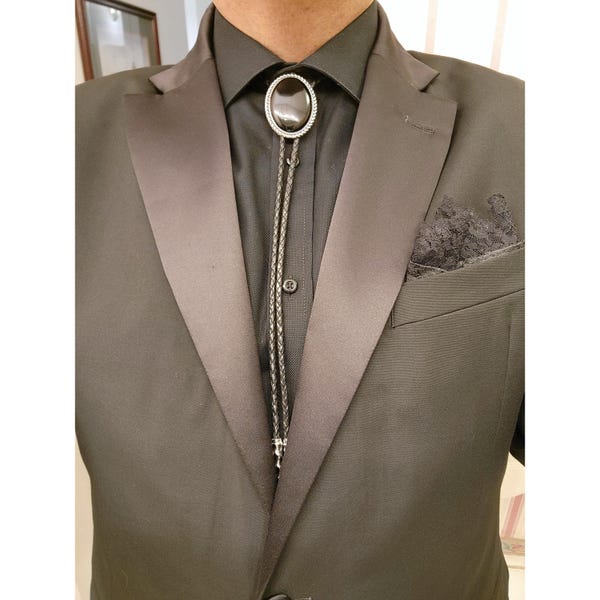Abalone Bolo Tie - Wedding Bolo Tie - Custom Bolo Tie - Silver, Copper ...