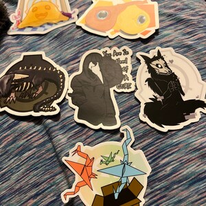 Angel Dust pilot Design Hazbin Hotel Vinyl Sticker, Approx 3.5 X 1.5 ...