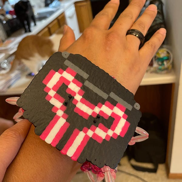 Kandi Glow in the Dark Gas Mask (white and Rainbow) Kawaii, Rave ...