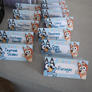 Straws Party, Bluey Party, Bingo Birthday, Bluey Decoration, Bluey ...