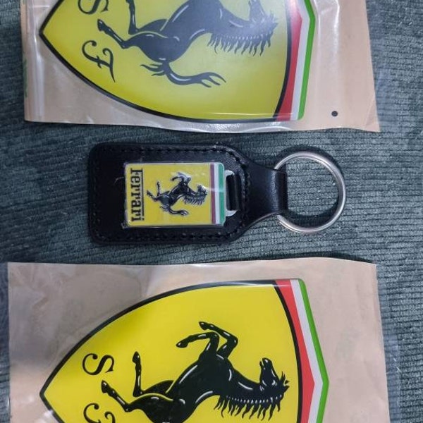 Ferrari Fender Badge Emblem 4" Resin Shields 328 308 348 Testarossa ...