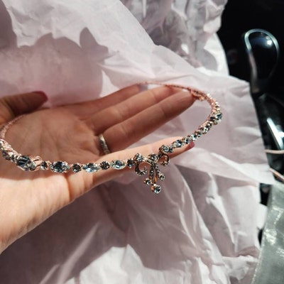 Rose Gold Gold Bridal Forehead Band Bridal Headband Rhinestone Hair ...