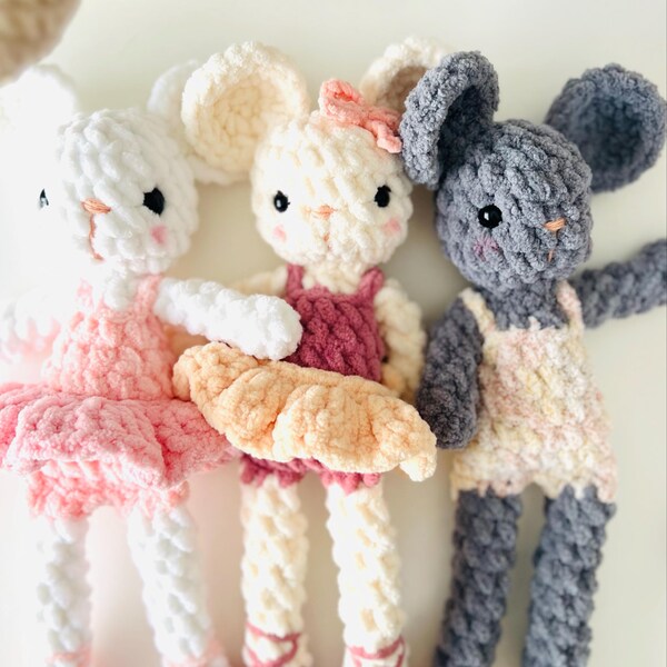 Brie Mouse + Mermaid Tail Mod CROCHET PATTERN (fable Collection) - Etsy