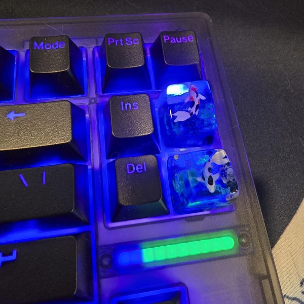 Custom Spacebar Keycap, Custom Keycap, Artisan Keycap, Character Custom ...