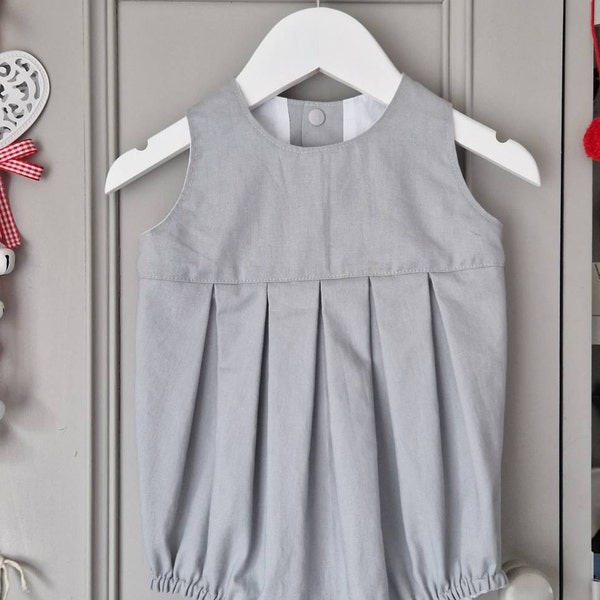 Baby Romper PDF Sewing Pattern – Peter Pan Collar & Pleats - Etsy