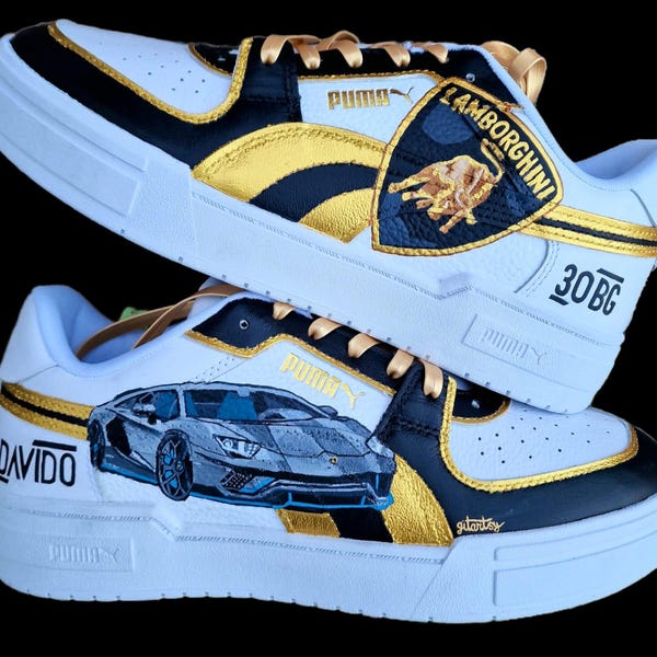 Custom Punjabi Singer Tribute Shoes – Hand-painted Sidhu Moosewala ...