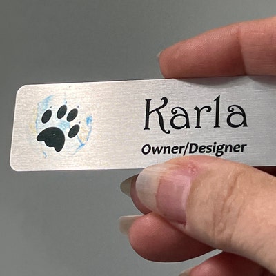 Metal Wearable Magnetic Name Tags for Business or Work - Etsy