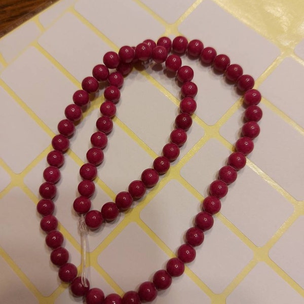 Genuine Ruby Zoisite Chips, Beads Approx. 8 Mm, Long Strand 36 Inch. - Etsy