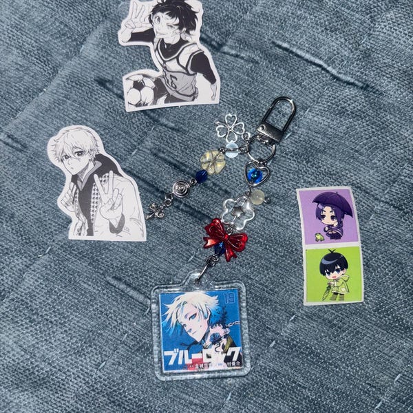 Blue Lock Keychains Volume 2, Blue Lock Anime, Blue Lock, Blue Lock Bag ...