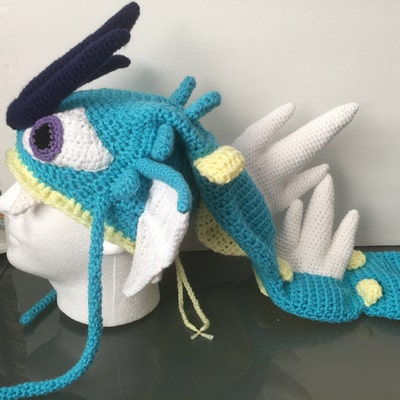 Crochet Gyarados Hat PATTERN Pokemon Inspired - Etsy