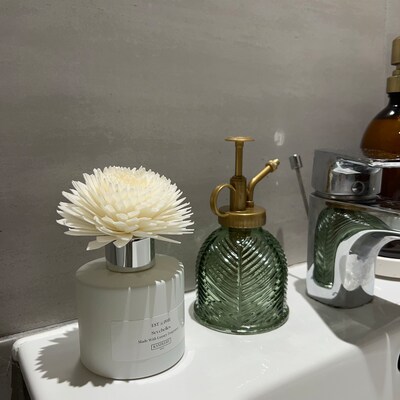 Black Matt Luxury Reed Diffuser With Flower 100ml/ Highly - Etsy